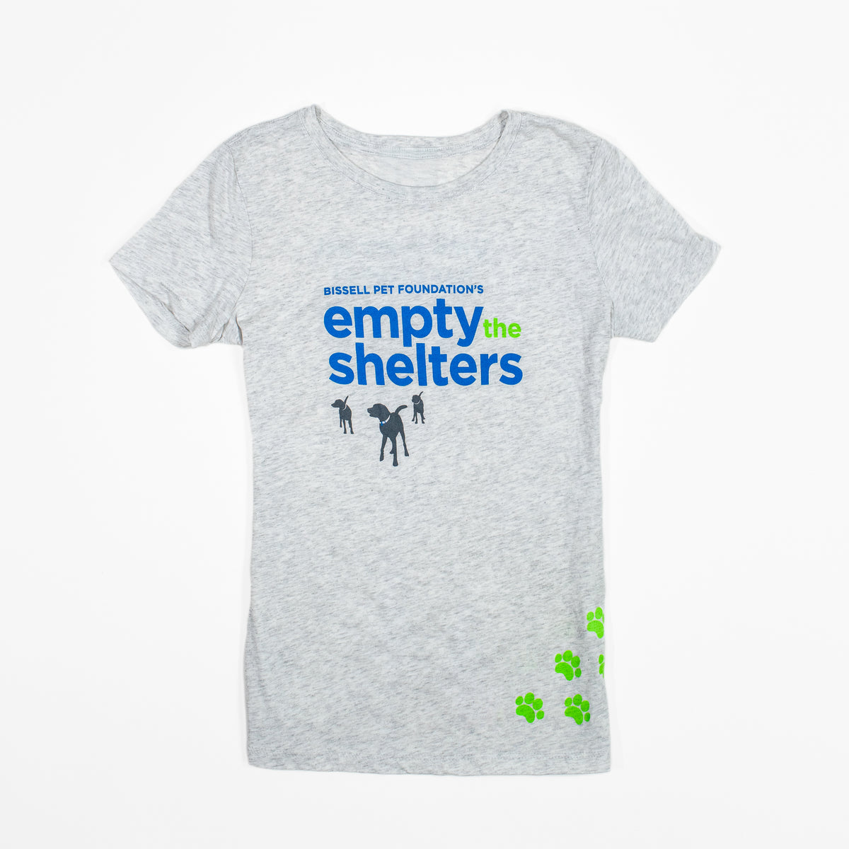 Women's Light Gray ETS Tee – BISSELL Pet Foundation
